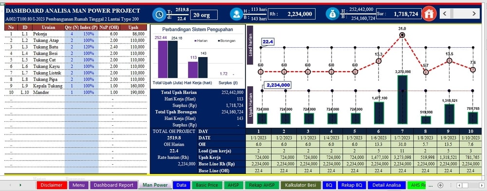 Download Software RAB Acuan Standar Bidang Cipta Karya, Exarch xPro Terbaru