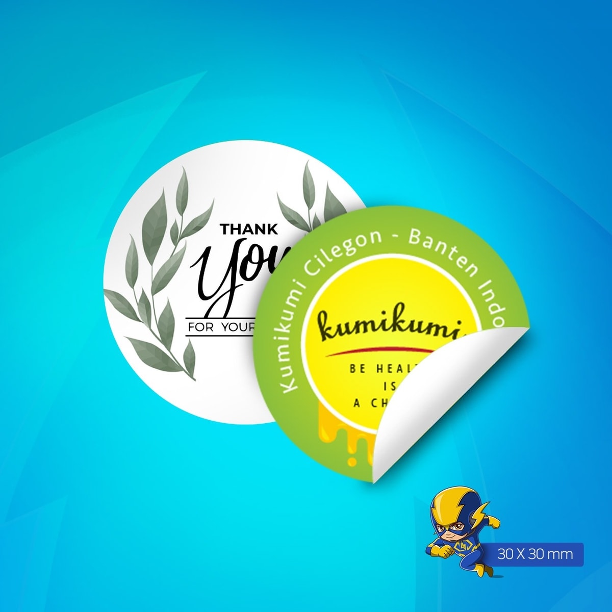 Stiker Label Kiss Cut