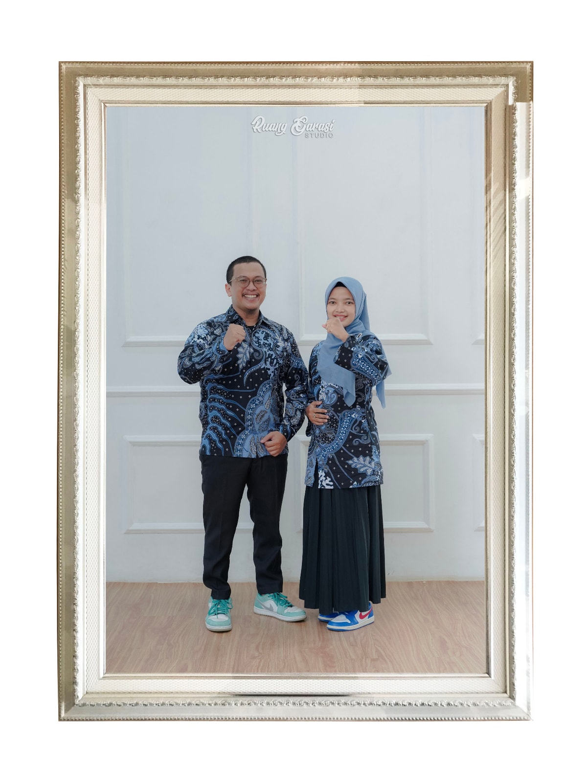 Paket Cetak Foto Ukuran 24R 60x90 CM Ukir Linen