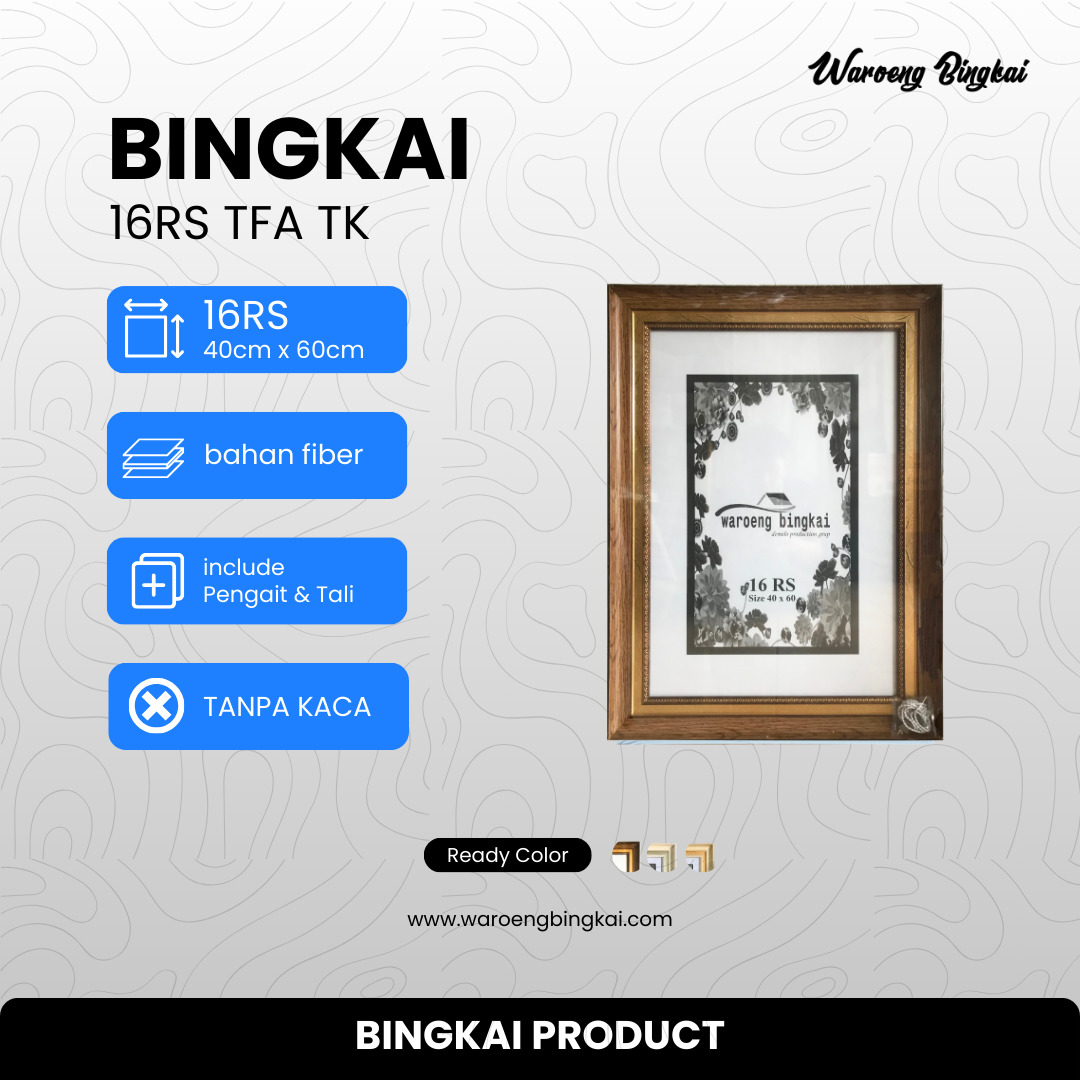 Frame Bingkai Foto Ukuran 40x60 TFA FULL COKLAT