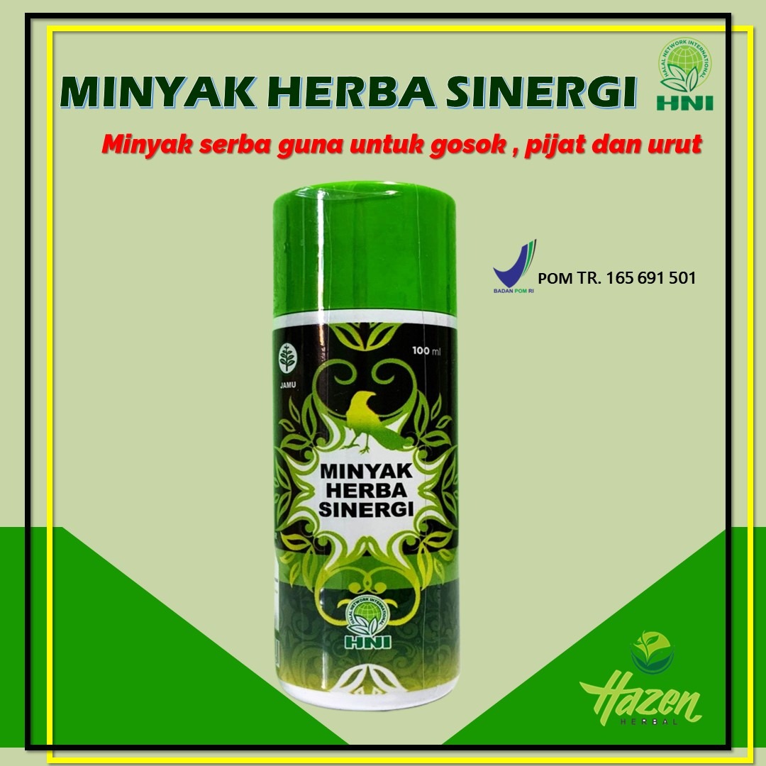 MINYAK HERBA SINERGI HNI MINYAK BUTBUT UNTUK GOSOK PIJAT DAN URUT