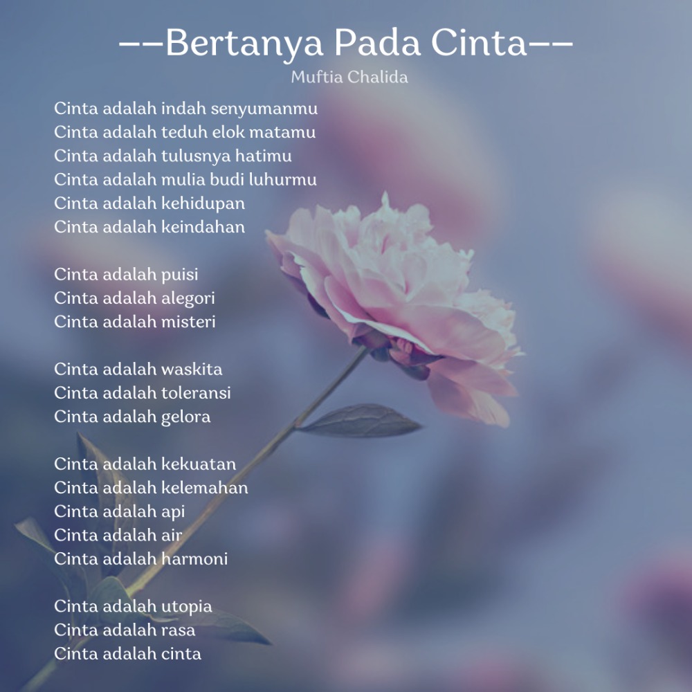 Antologi Puisi Muftia Chalida