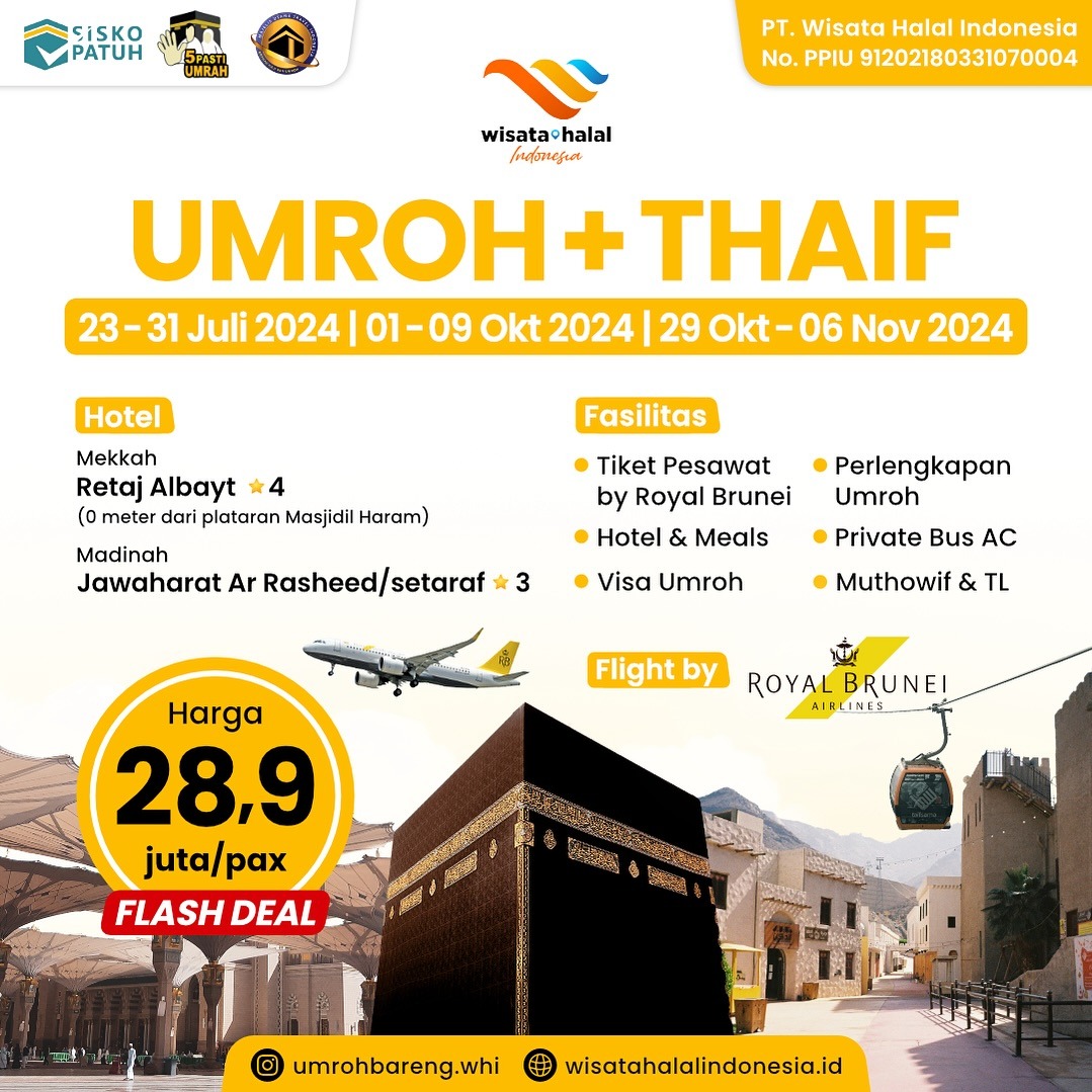 Umroh Bonus Liburan Ke Thaif