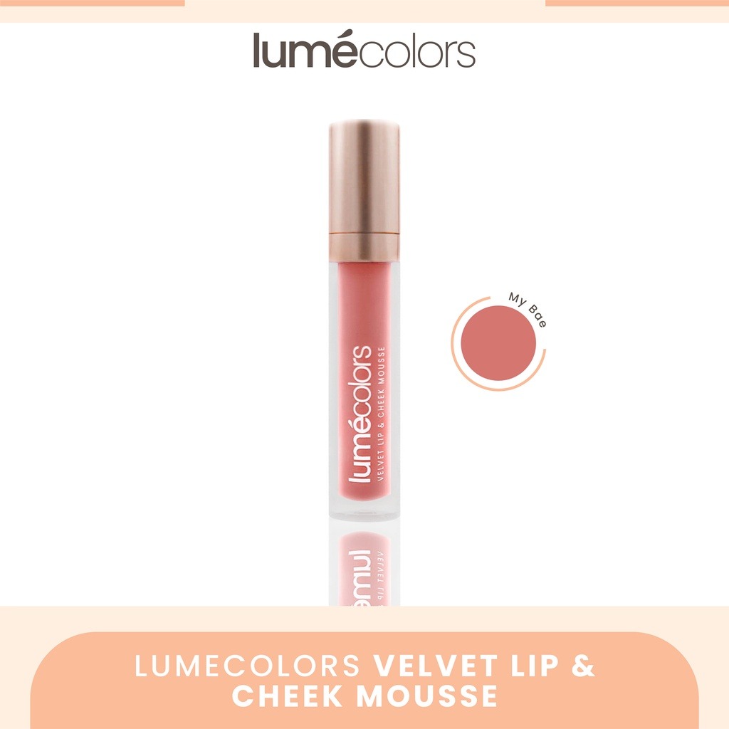 Lumecolors Velvet Lip & Cheek Mousse 5ml | Multifunction 3 in 1 ...