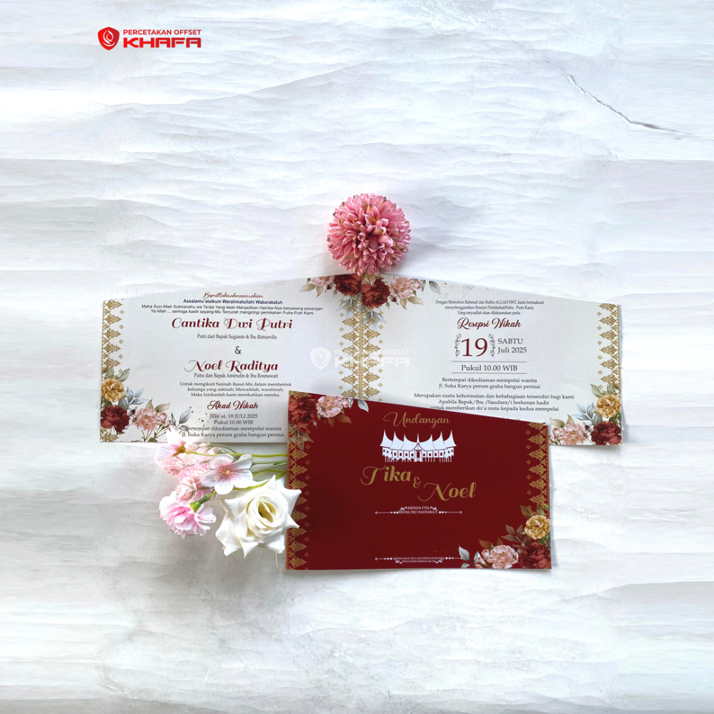 Undangan Pernikahan I Undangan Soft Cover BCT I Undangan Custom