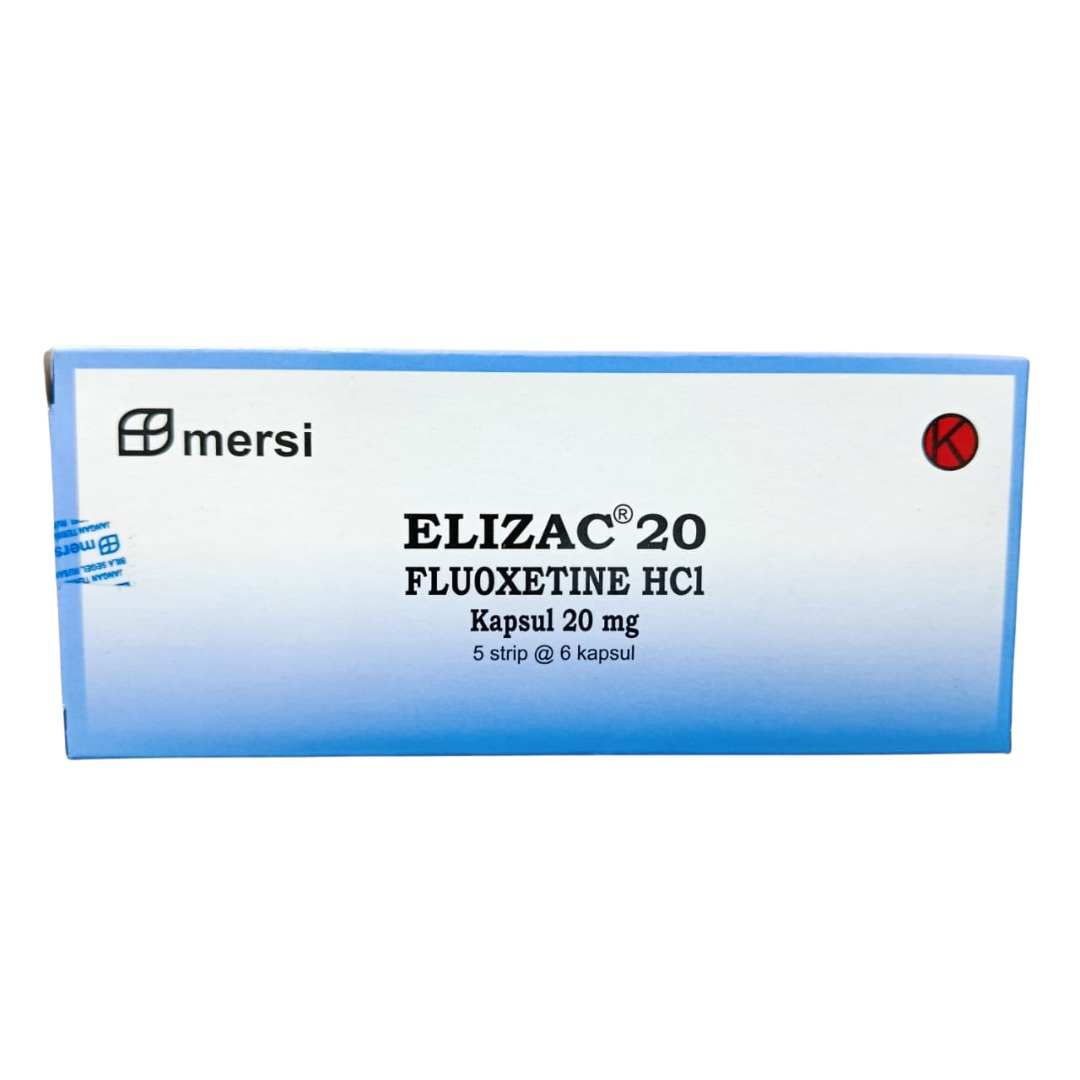 ELIZAC 20 Fluoxetine HCl 20 mg - Obat Antidepresan