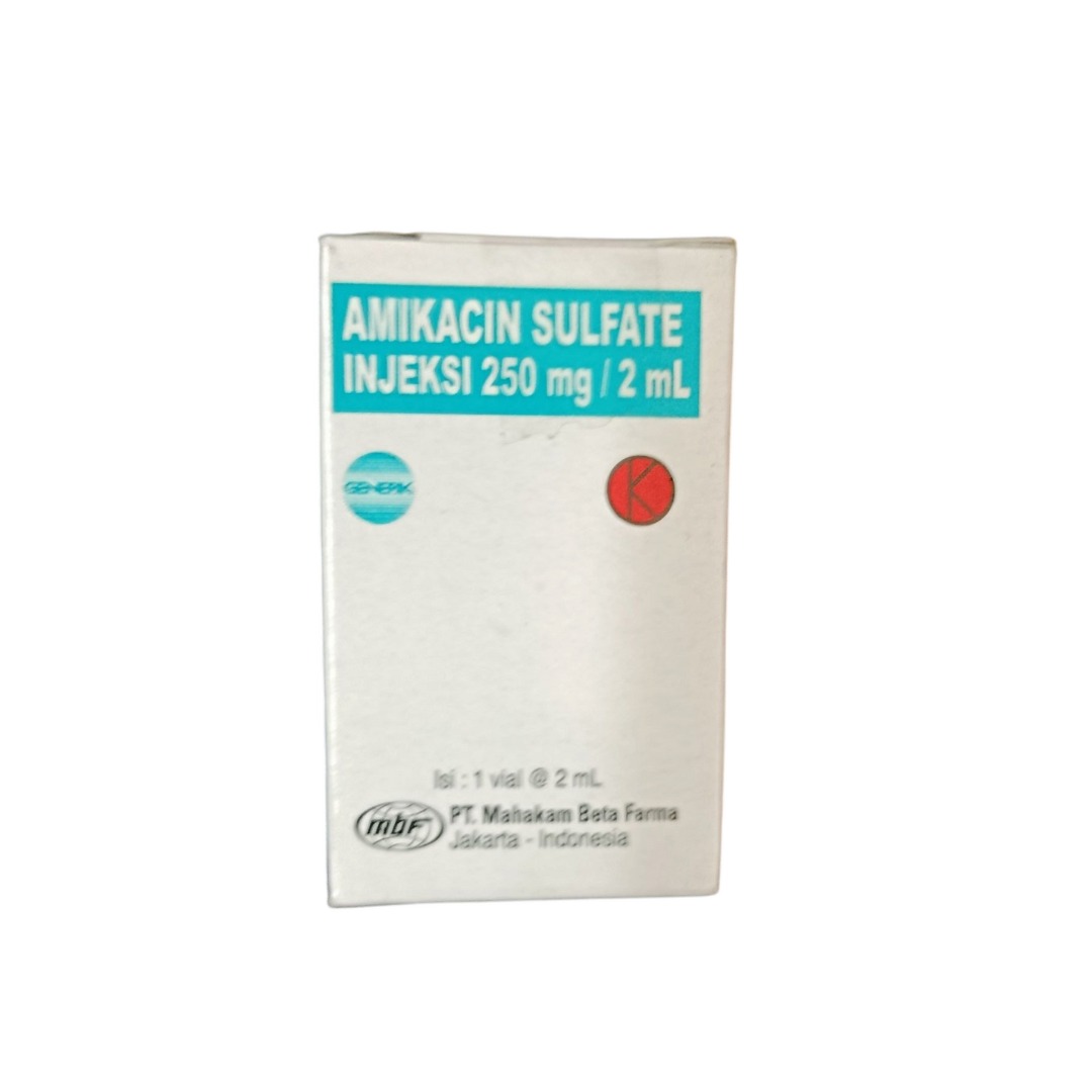 Amikacin Sulfate Injeksi 250 mg/2 mL – Antibiotik Suntik Spektrum Luas ...