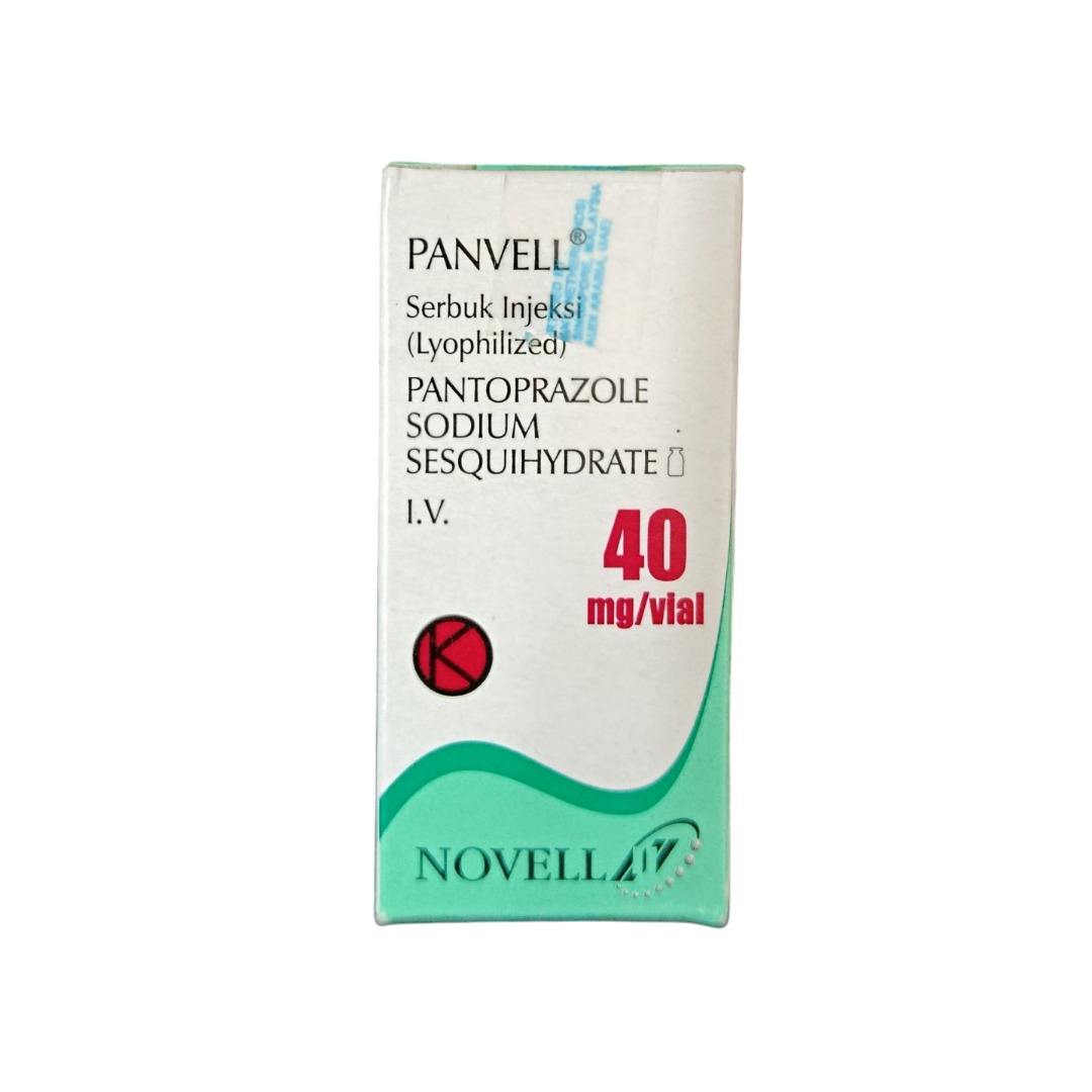 Panvell 40 mg – Pantoprazole Sodium Sesquihydrate Serbuk Injeksi I.V ...