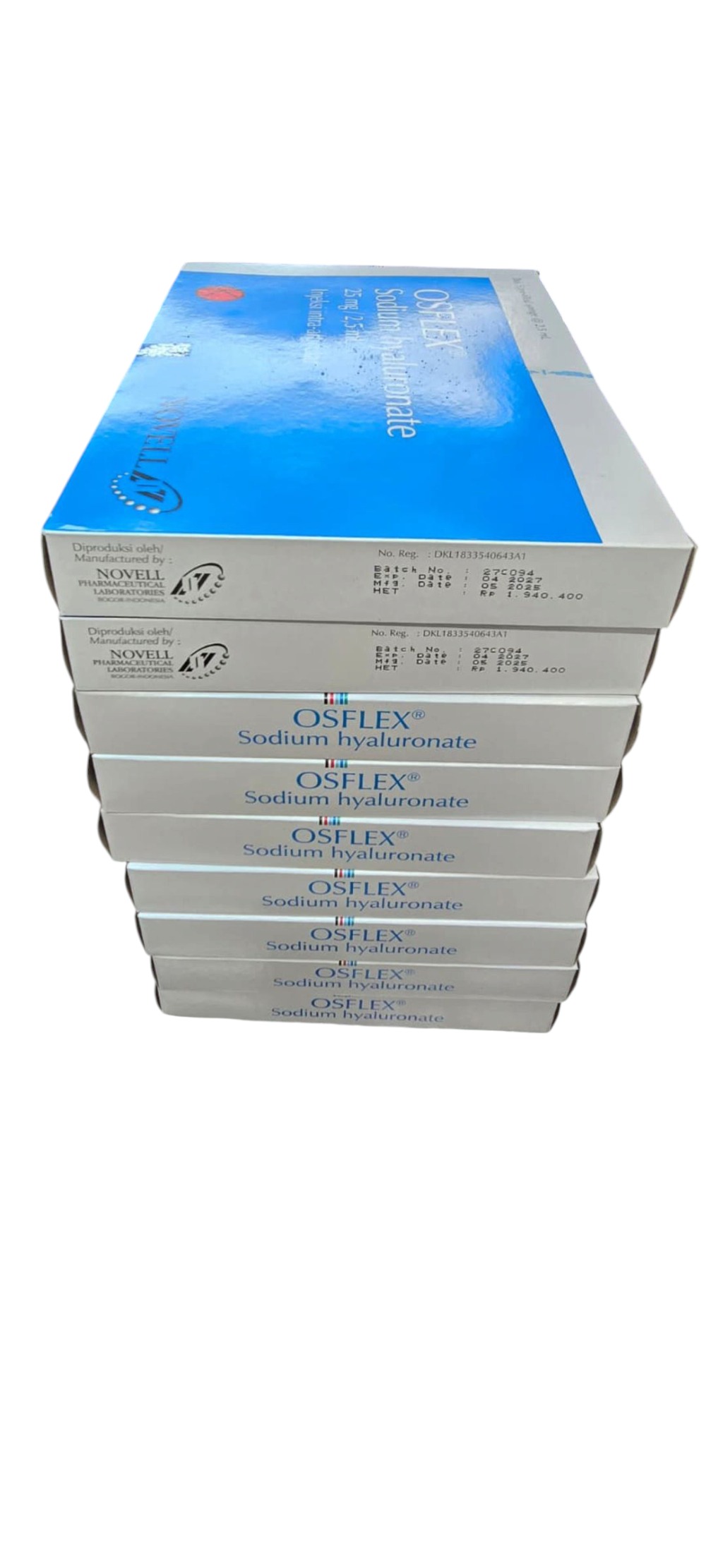 OSFLEX Sodium Hyaluronate 25 mg/2.5 mL – Injeksi Lutut Sendi | Pelumas ...