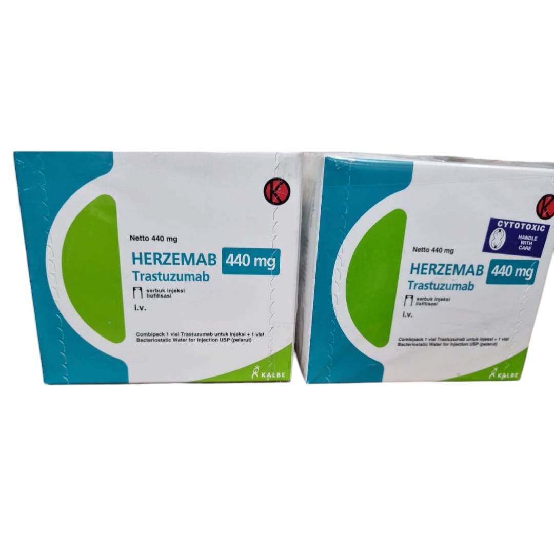 Herzemab 440 mg – Trastuzumab Injeksi IV untuk Kanker Payudara | Kalbe