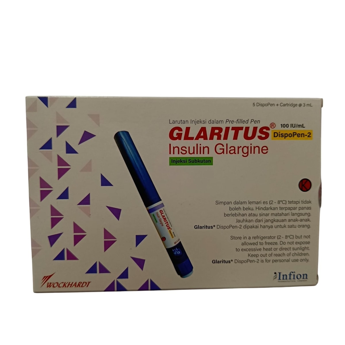 Glaritus DispoPen-2 Insulin Glargine 100 IU/mL – Obat Diabetes Suntik ...