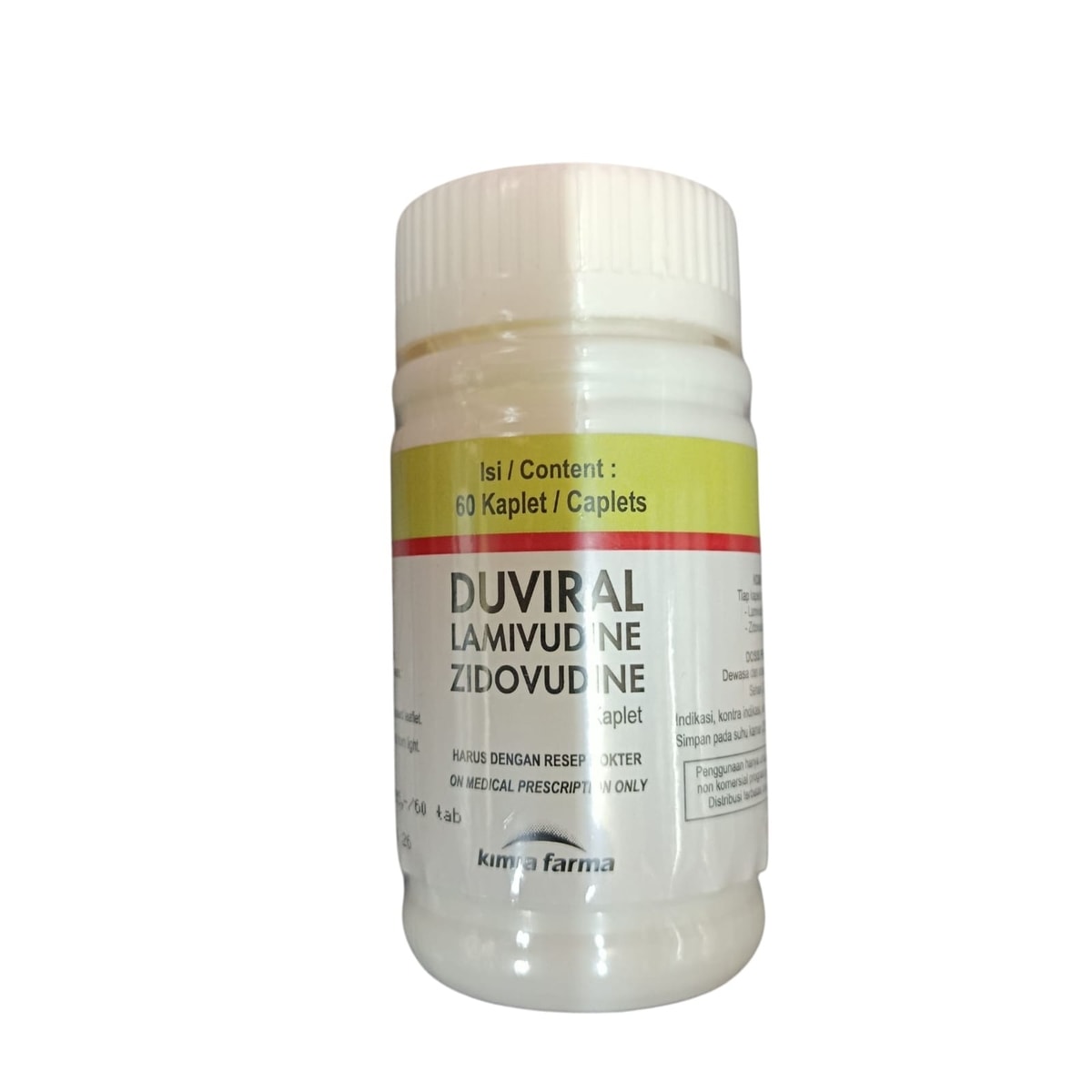 Duviral Kaplet 60 Tablet – Lamivudine Zidovudine Antiretroviral HIV ...