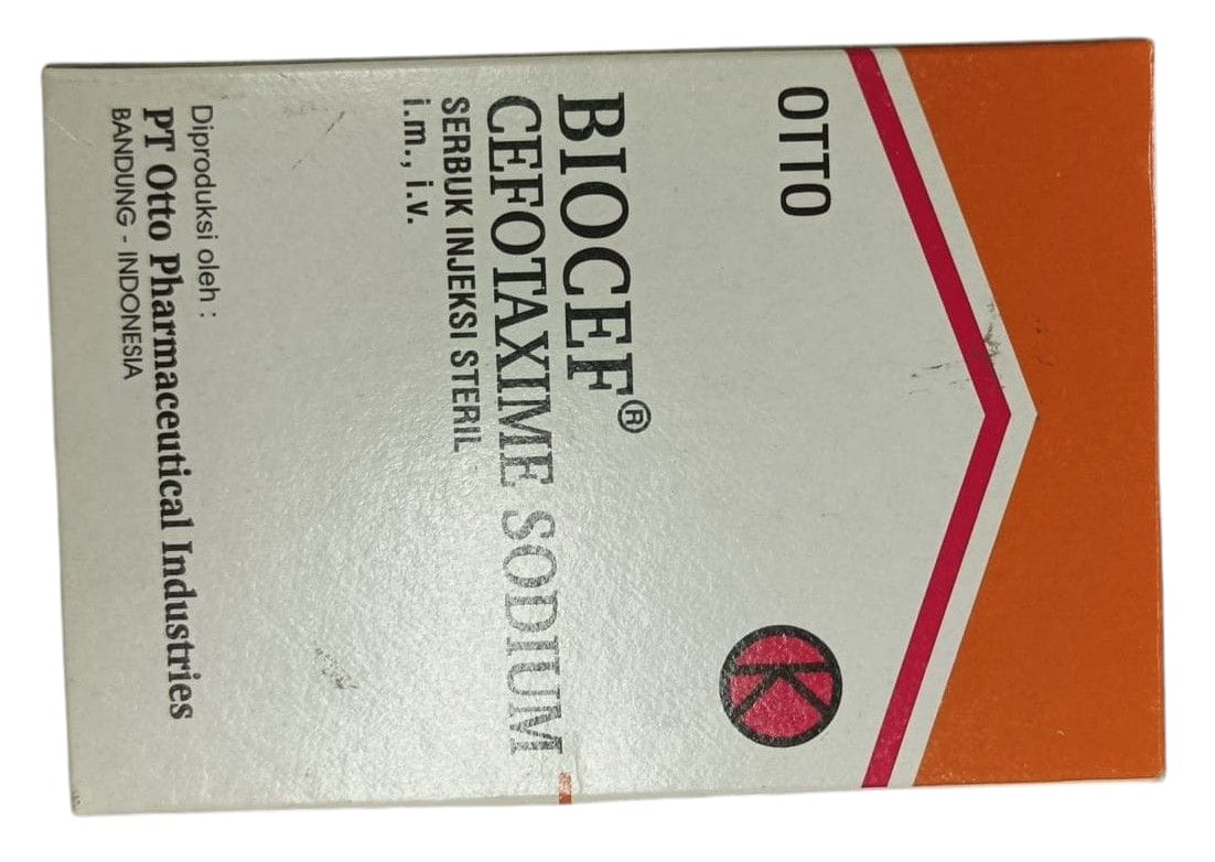 Biocef Cefotaxime Sodium Injeksi Serbuk Steril | Antibiotik Injeksi i.m ...