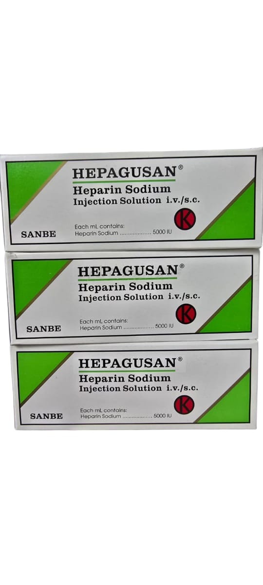 Hepagusan Heparin Sodium Injection Solution 5000 IU – Obat Suntik ...