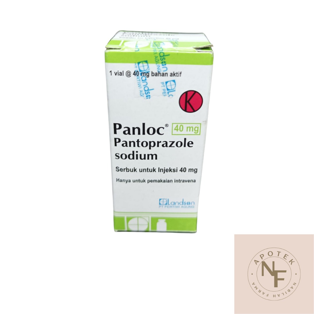 Panloc 40 mg - Pantoprazole Sodium Injeksi IV | Obat Maag & Asam Lambung
