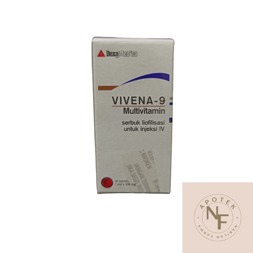 VIVENA-9 Injeksi IV 1 Vial – Multivitamin untuk Terapi Parenteral ...