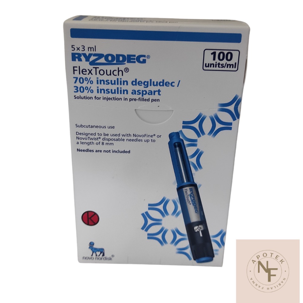 Jual RYZODEG FlexTouch 100 Units/mL – Insulin untuk Diabetes