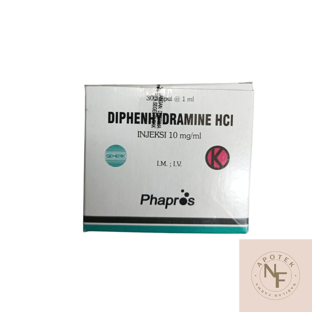 Diphenhydramine HCl Injeksi 10 mg/ml