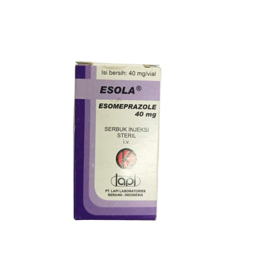 \"Jual Esola 40 mg Esomeprazole Injeksi Steril