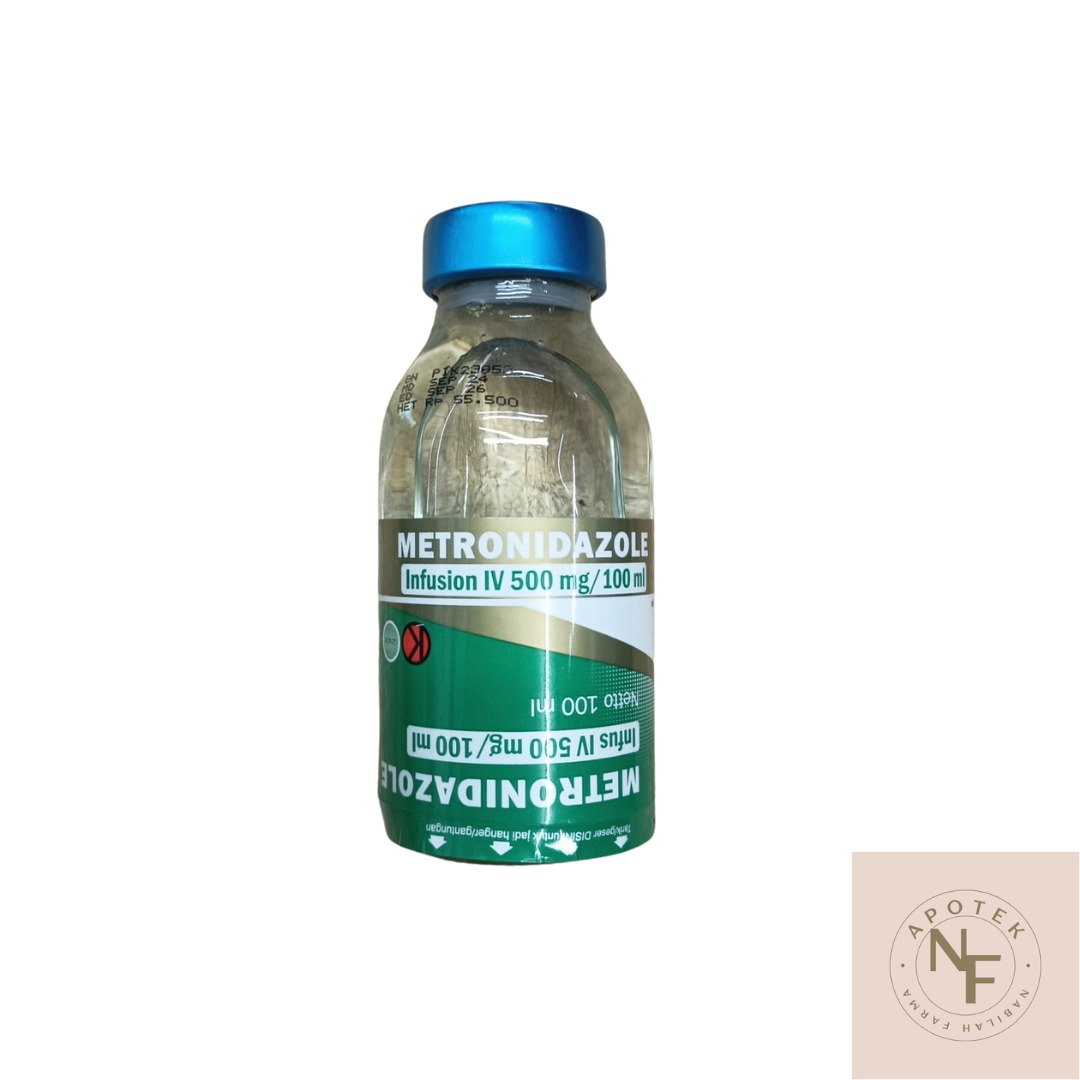 Metronidazole Infus IV 500mg/100ml - Antibiotik Infus