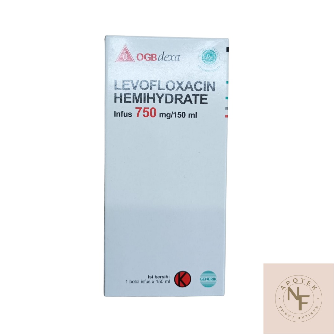 Levofloxacin Hemihydrate 750 mg/150 ml Infus