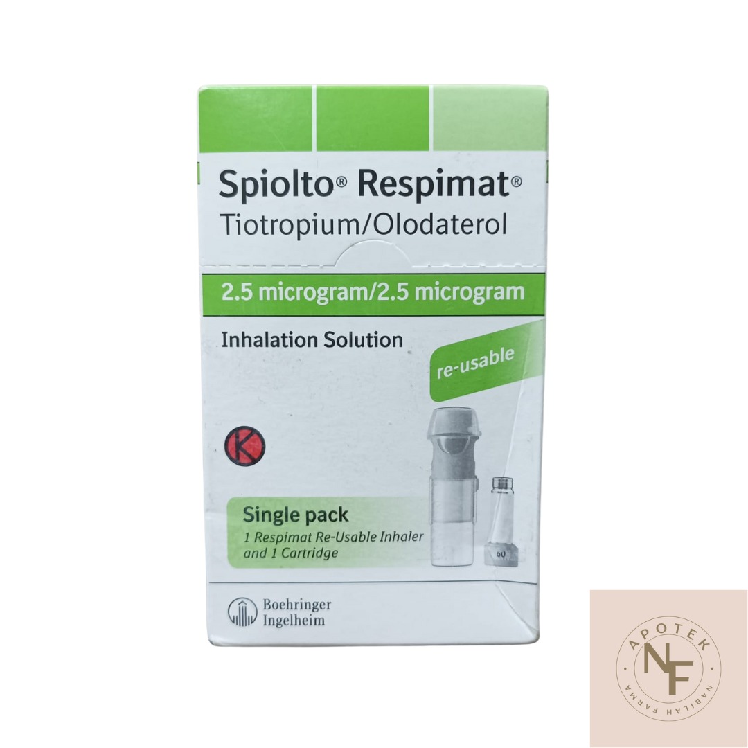 Spiolto Respimat Single Pack – Inhaler + Cartridge 2.5 mcg/2.5 mcg