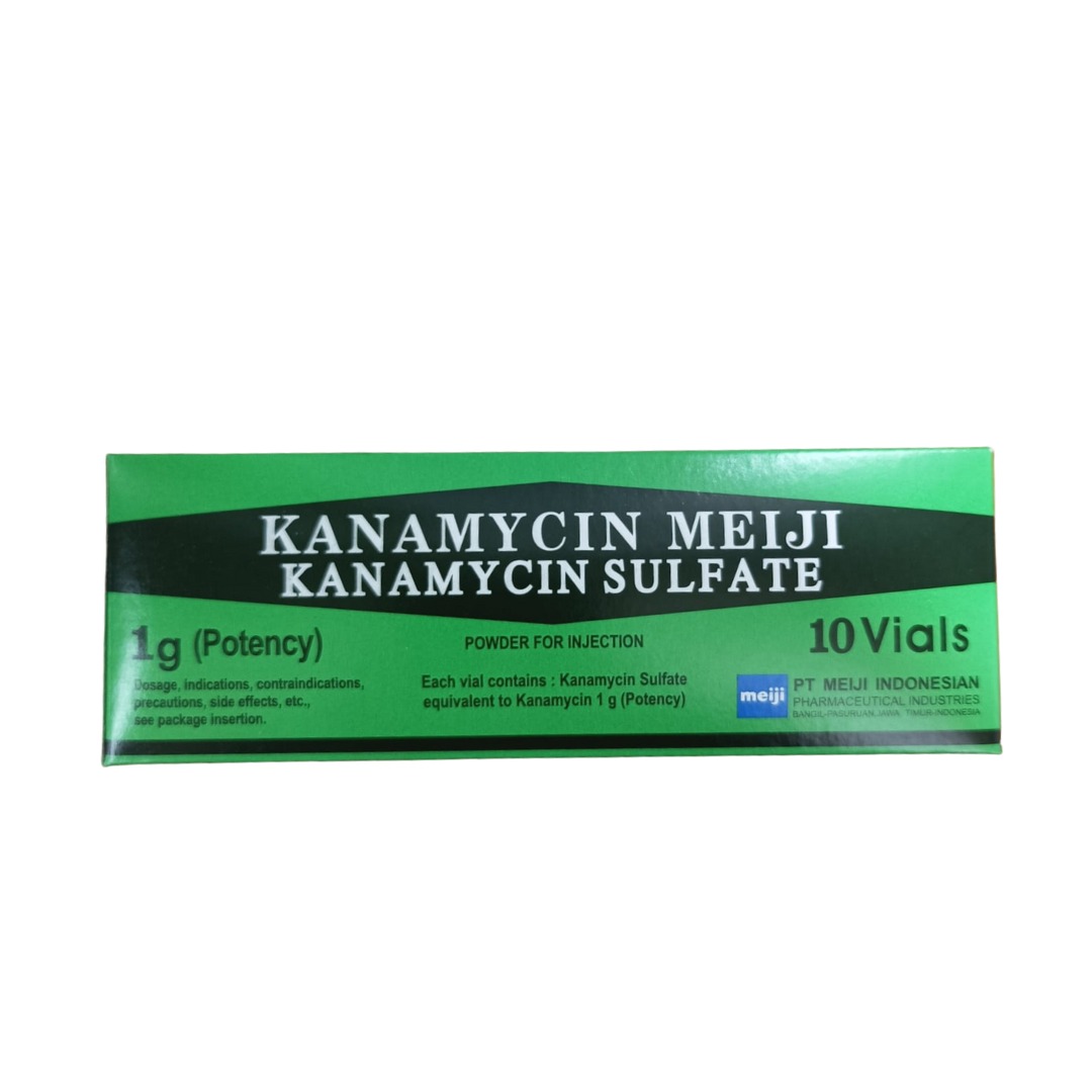 KANAMYCIN MEIJI - Kanamycin Sulfate 1g Injeksi