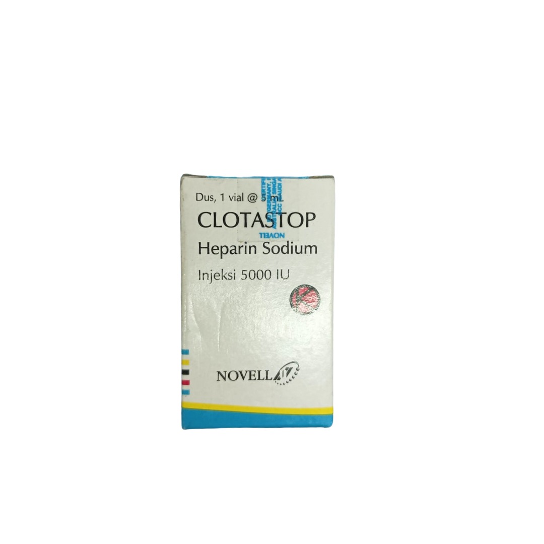 Clotastop Heparin Sodium 5000 IU Injeksi