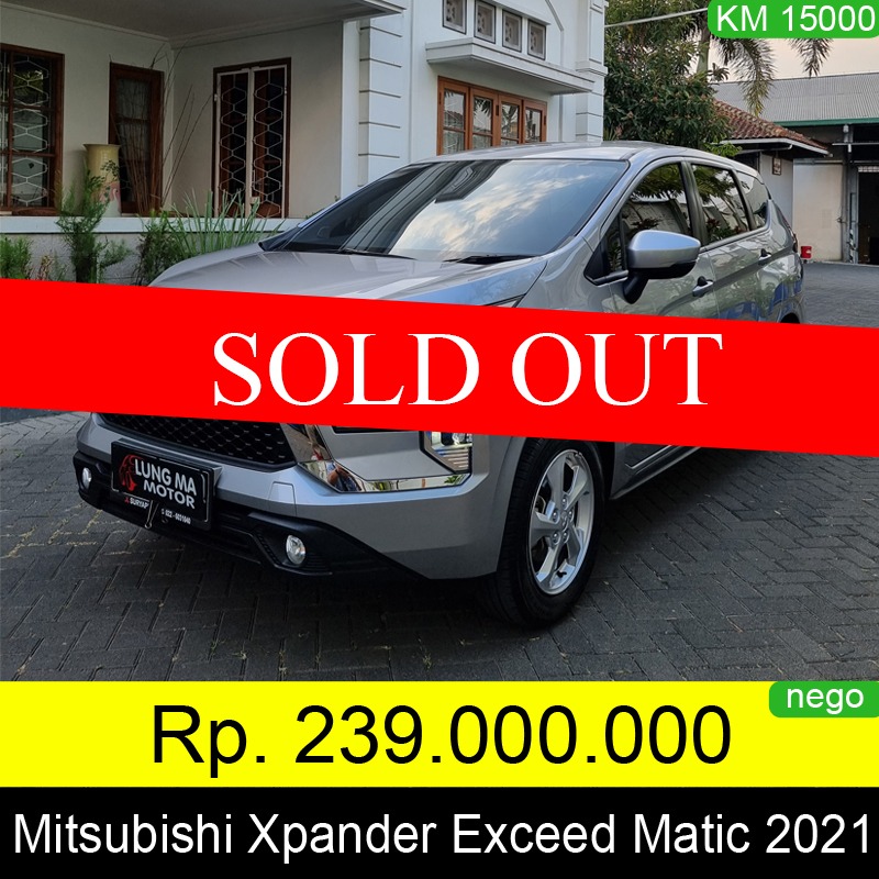 Mitsubishi Xpander Exceed Matic 2021 (KM 15K)