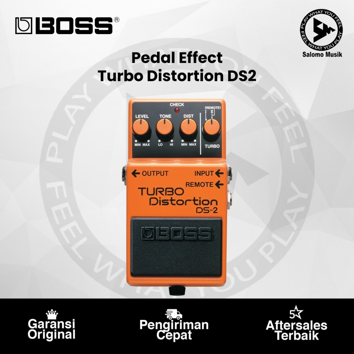 Pedal Effect Turbo Distortion BOSS DS2