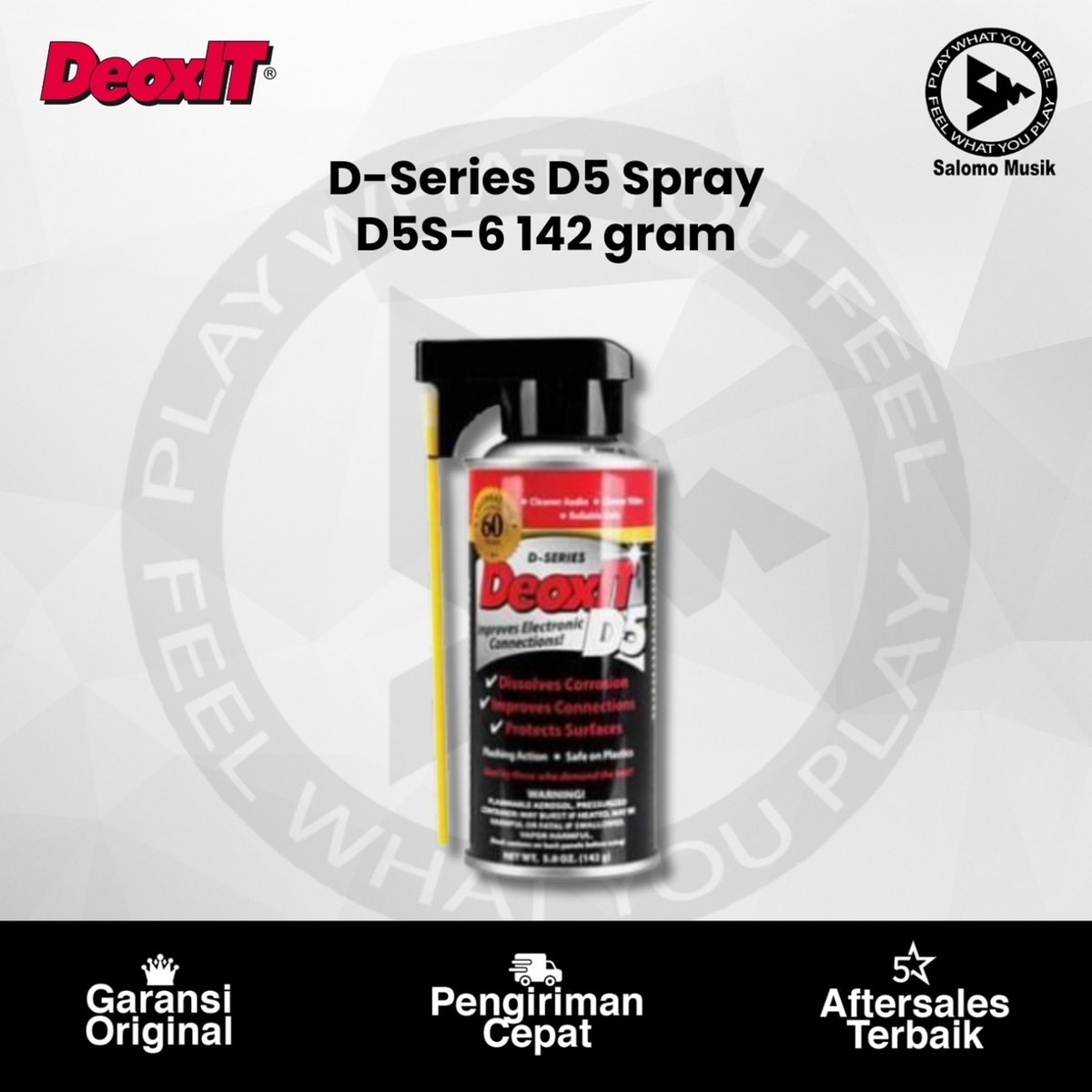DeoxIT D-Series D5 Spray D5S-6 Perfect Straw System 142g