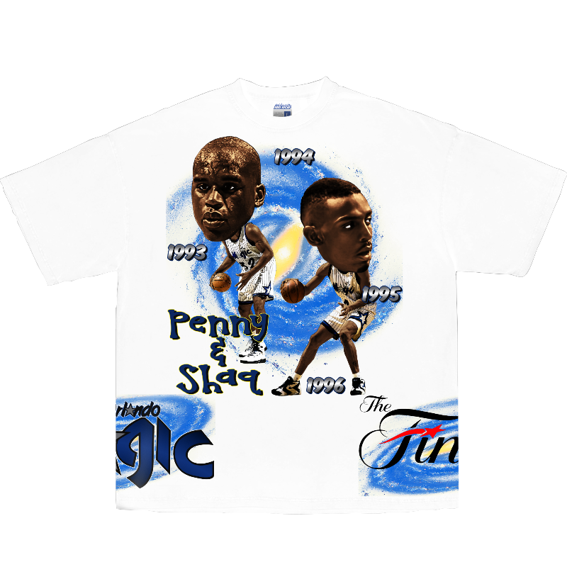 Penny and Shaq Bootleg Tee