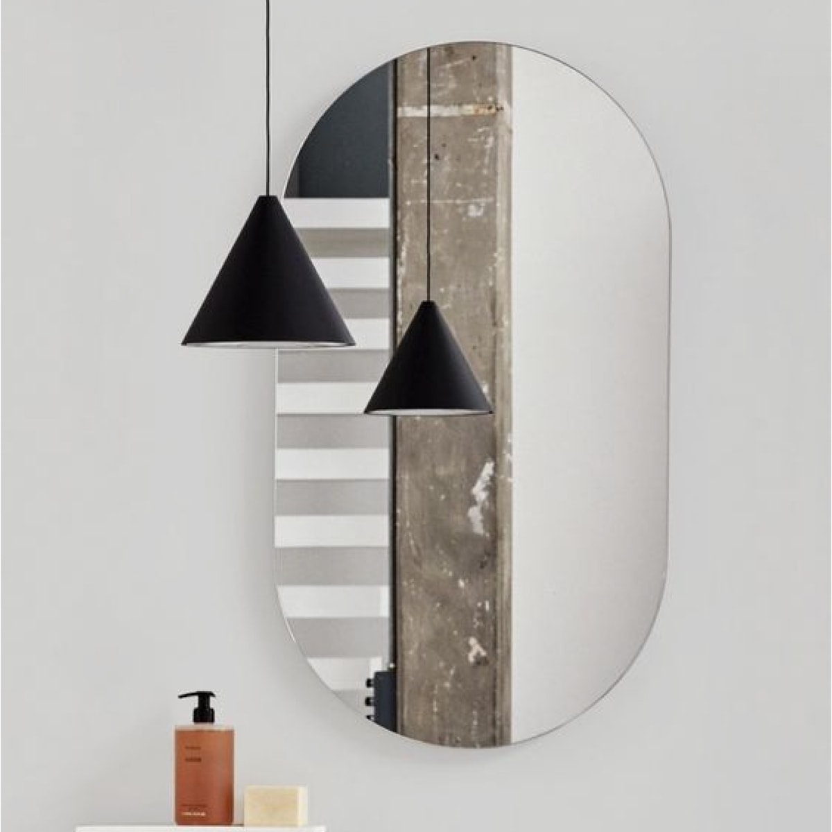 Oval Mirror Frameless ( Pre Order )