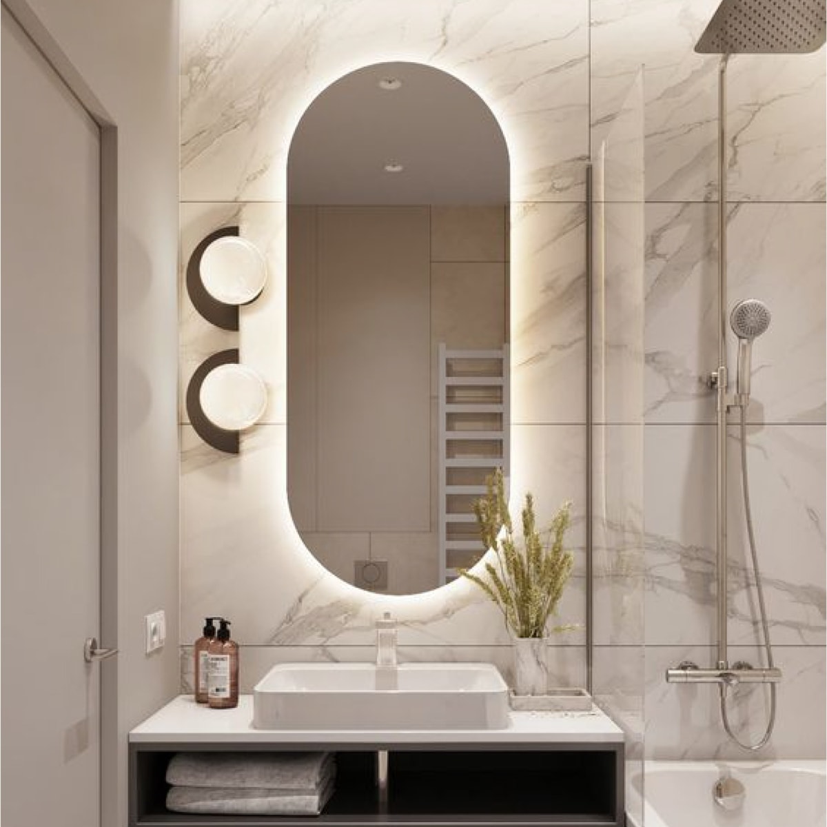 Oval LED Mirror Frameless ( Pre Order )