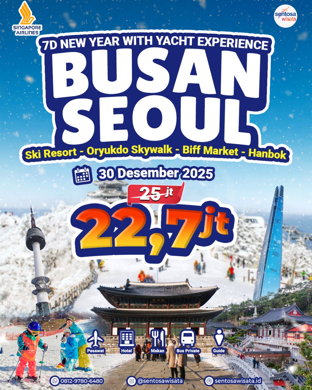 Paket Tour Korea Busan Seoul Tahun Baru