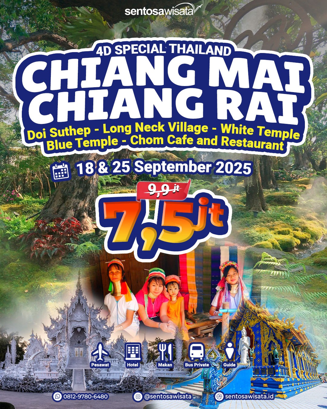 Paket Tour Chiang Mai Chiang Rai Thailand