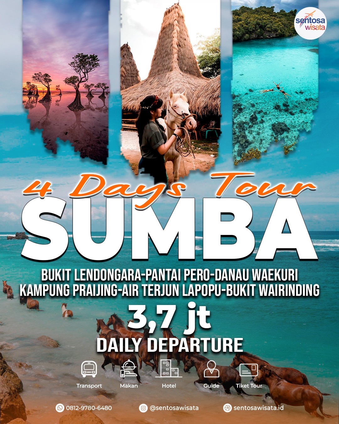 Promo Paket Tour Sumba 4D