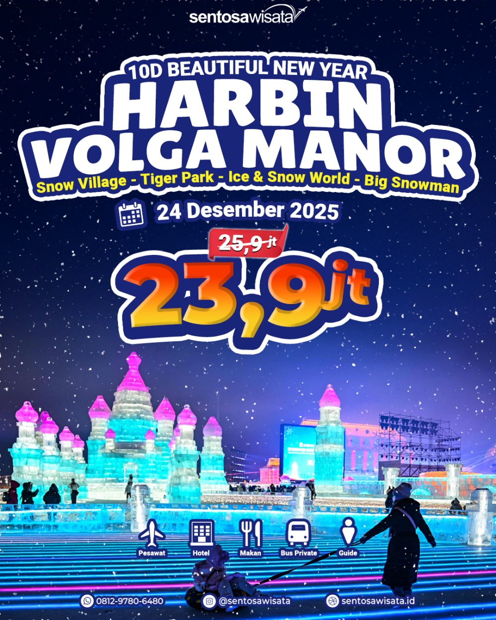 Paket Tour Harbin 24 Desember