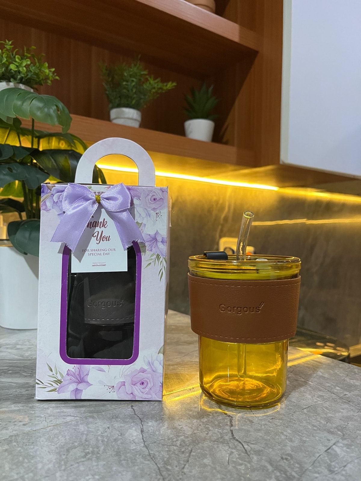 Gelas clara kemas box