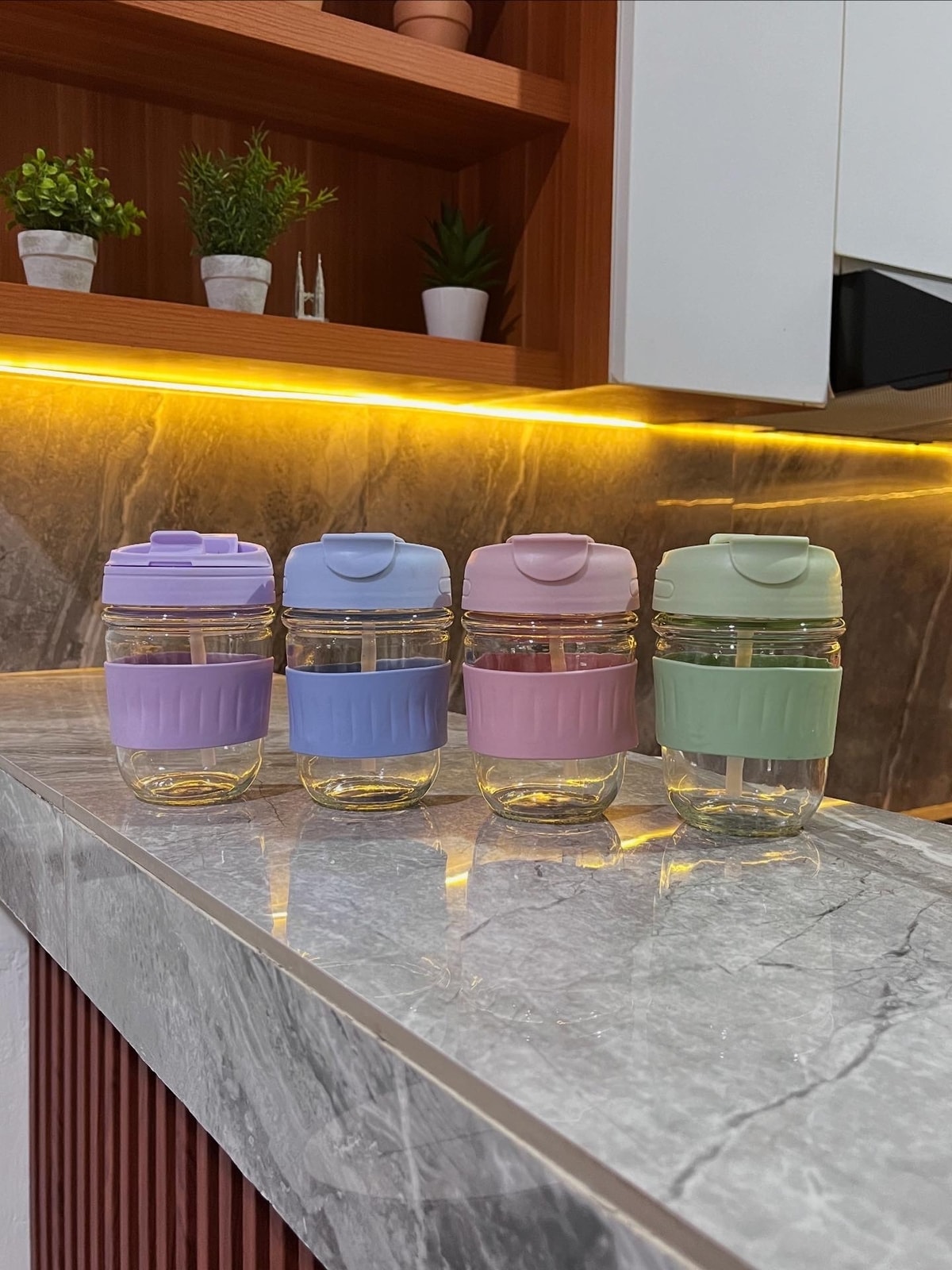 Gelas Pastel Cup Gift Set – Custom Box & Ribbon