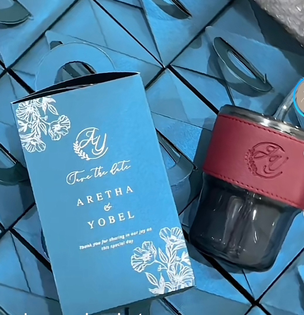 Gelas Aurora Coffee Glass - custom box dengan emboss