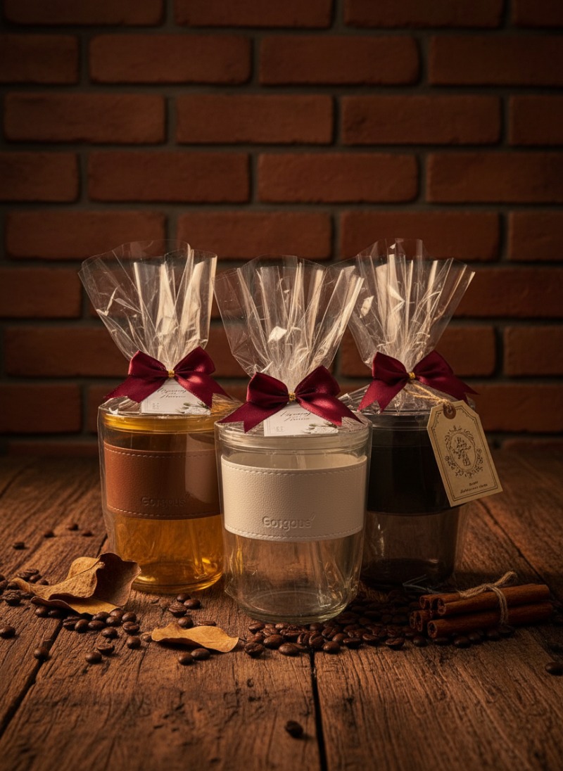 Gelas Aurora Coffee Glass - Kemas plastik