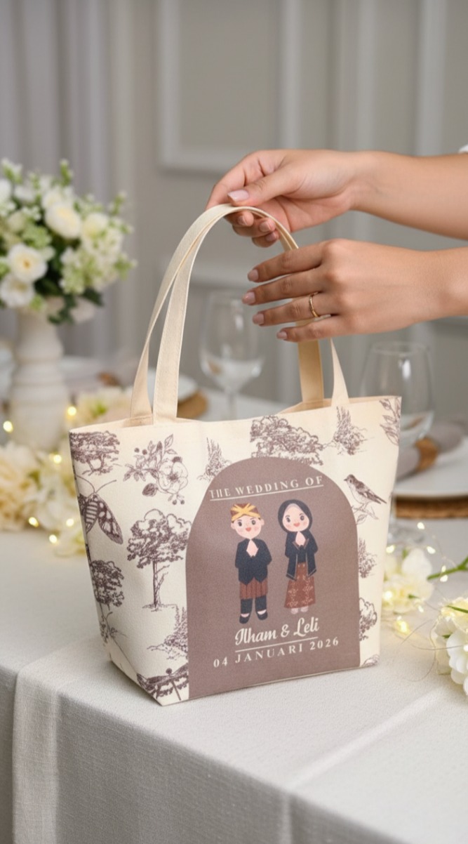 Tas Mini Souvenir / Mini Handbag Indira/ Tas spunbond Cute Look Wedding ...