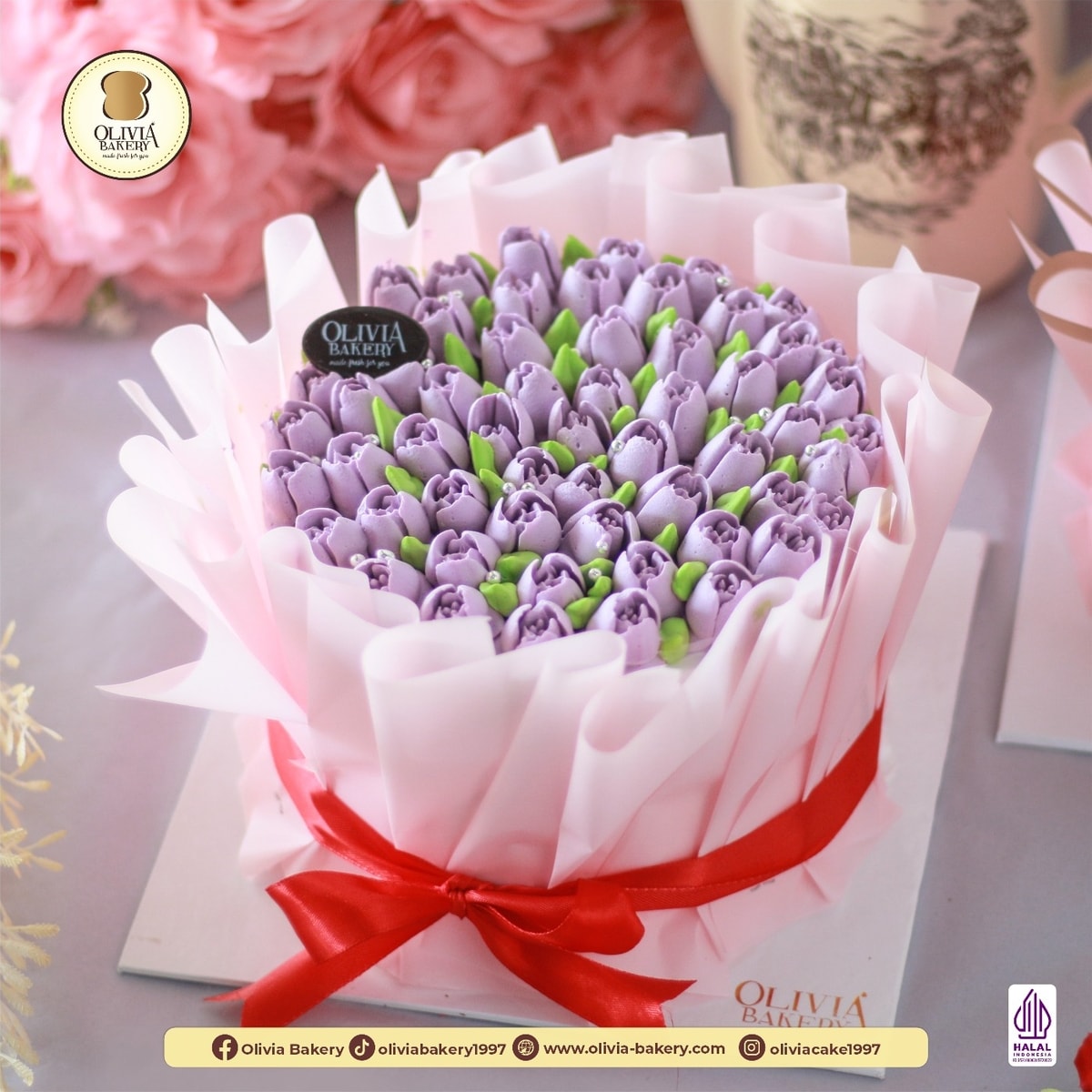 Flower Bouquet Cake D