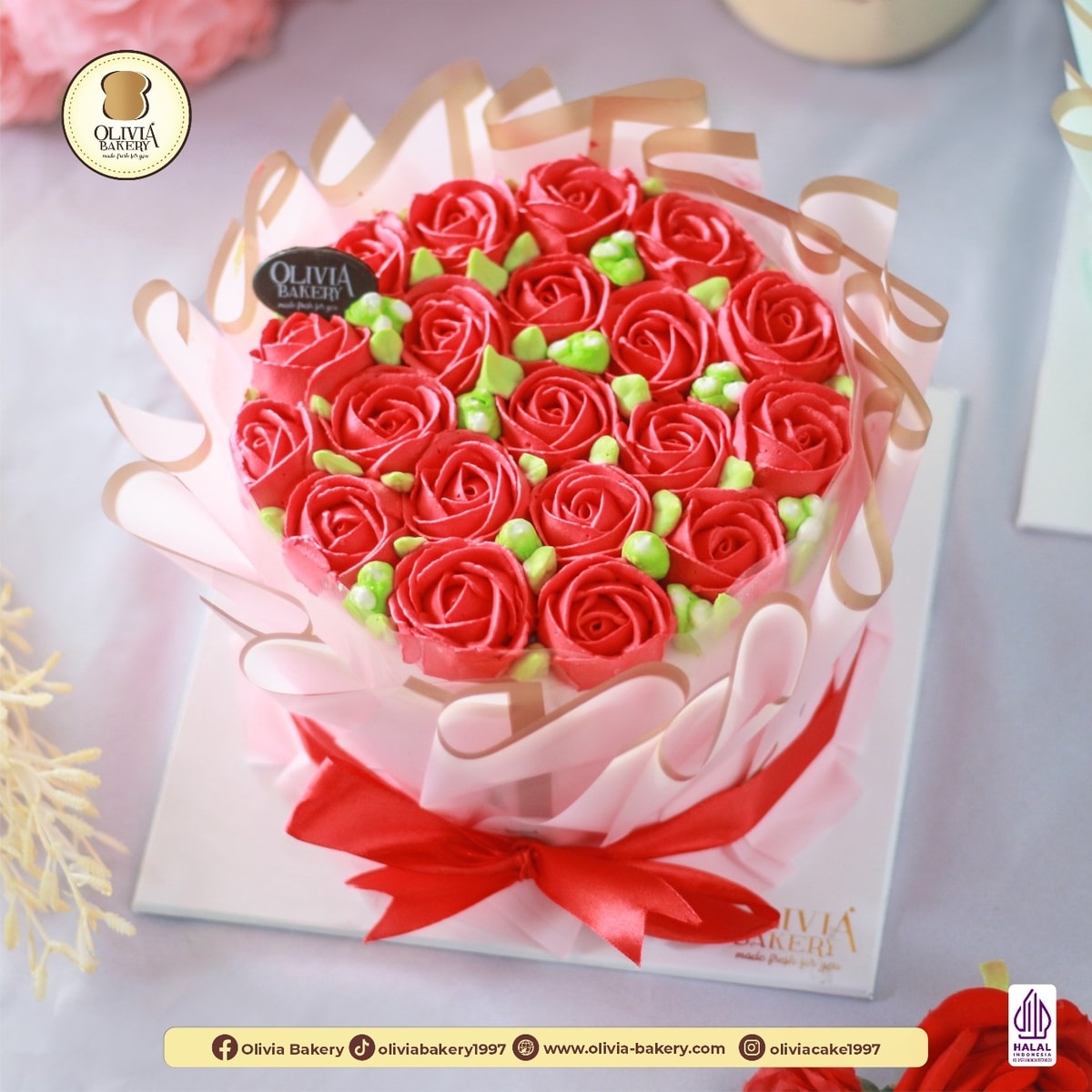 Flower Bouquet Cake B