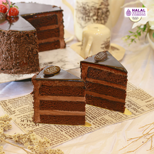 Tripple Chocolate Tart Slice