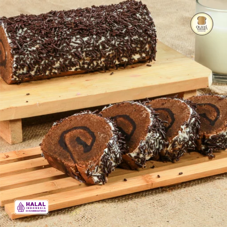 Roll Coklat Meses Slice