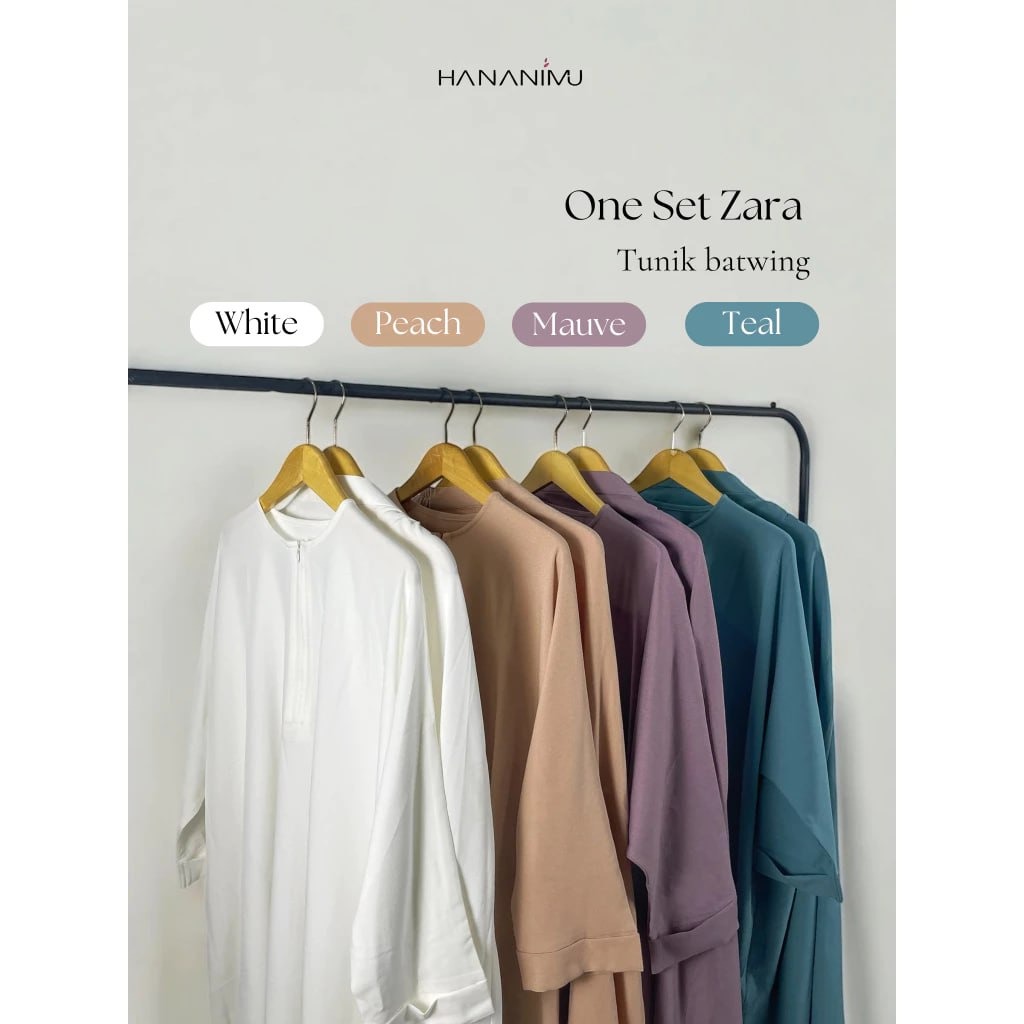 One Set Zara (One Set Tunik Melayu)