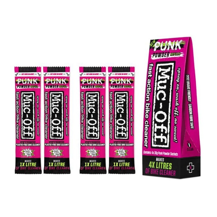 CLEANER MUC-OFF PUNK POWDER BIKE SOAP PACK