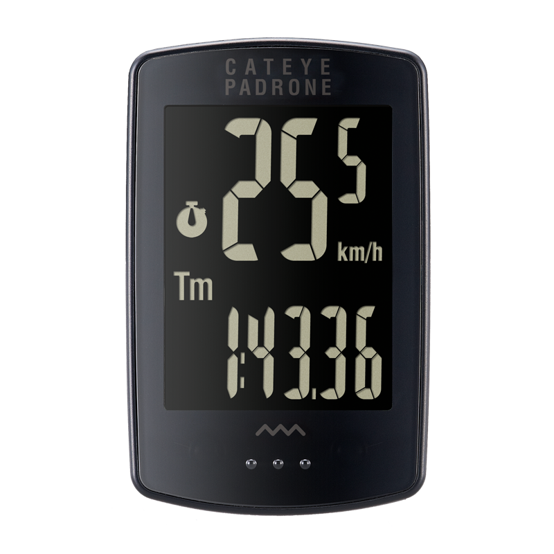 SPEEDOMETER CAT EYE PADRONE STEALTH WIRELESS BLACK